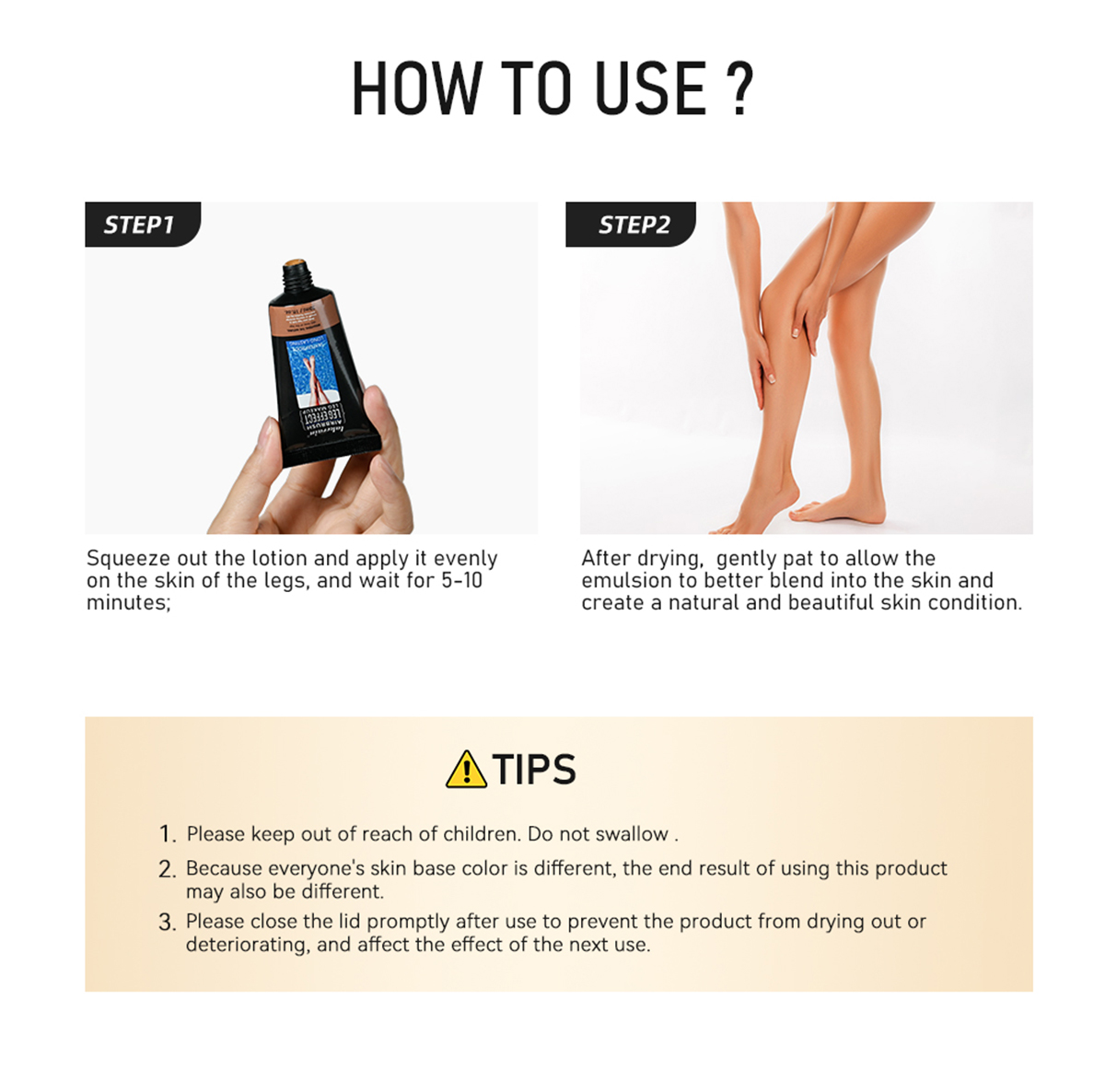 Leg Makeup Lotion Even Skin Tone Body Foundation , Leg And Body Makeup ...