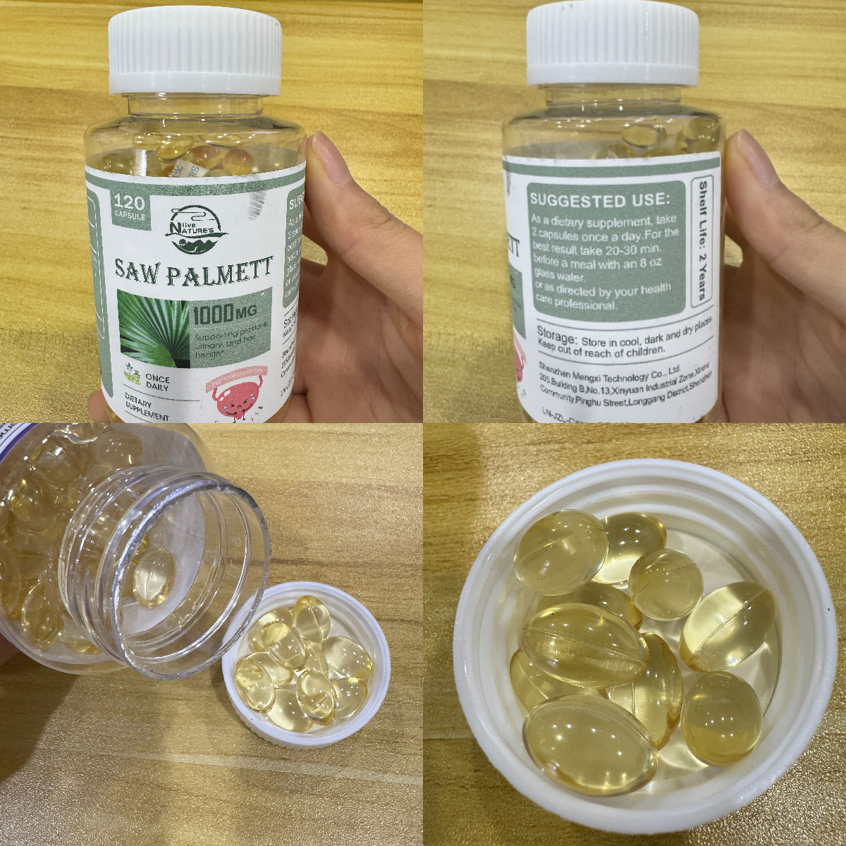 Saw Palmetto Capsules For Prostate Health Reduce Frequent Urination ...