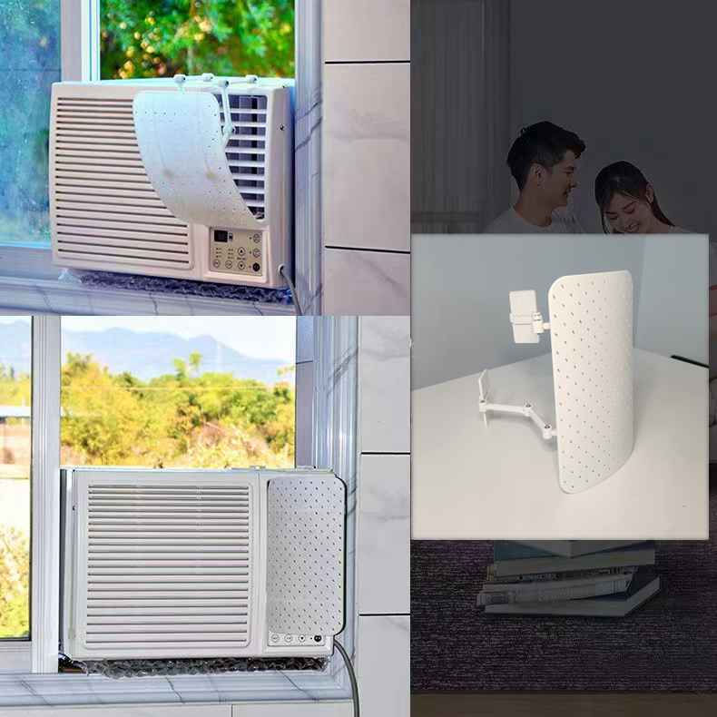 Window Air Conditioner Wind Deflector Adjustable Windshield Window Type ...