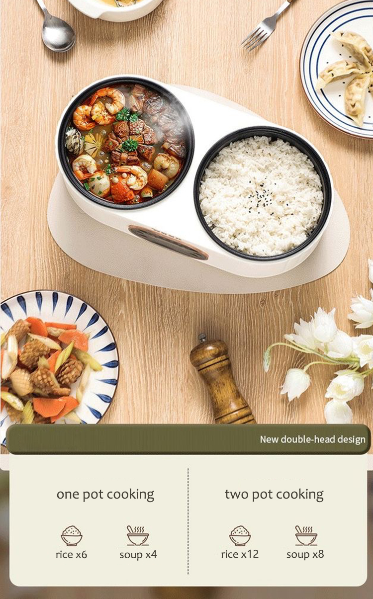 Dual Rice Cooker Mini Rice Cooker Electric Cooker Multi-cooker ...
