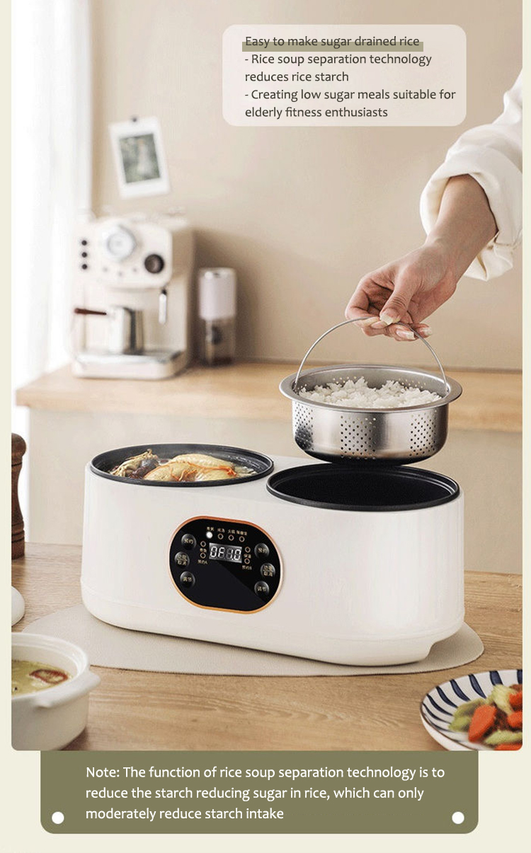 Dual Rice Cooker Mini Rice Cooker Electric Cooker Multi-cooker ...