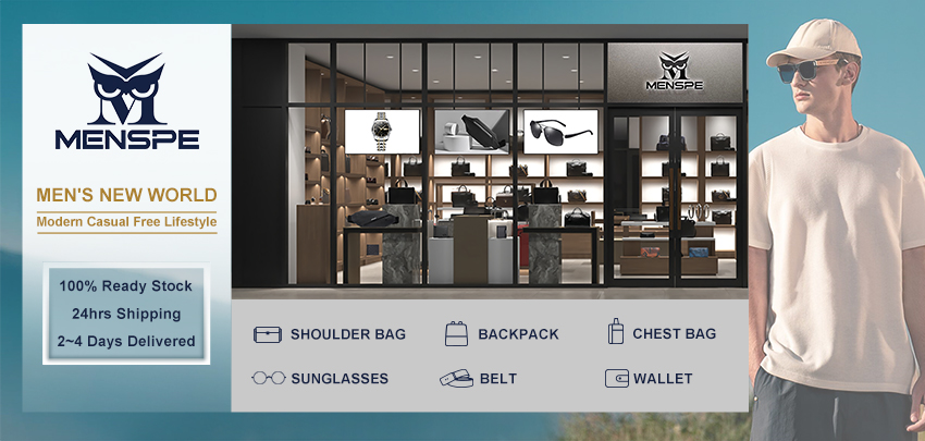 MENSPE Men’s Chest Bag Fashion Handheld Bag CrossBody Bag Large ...