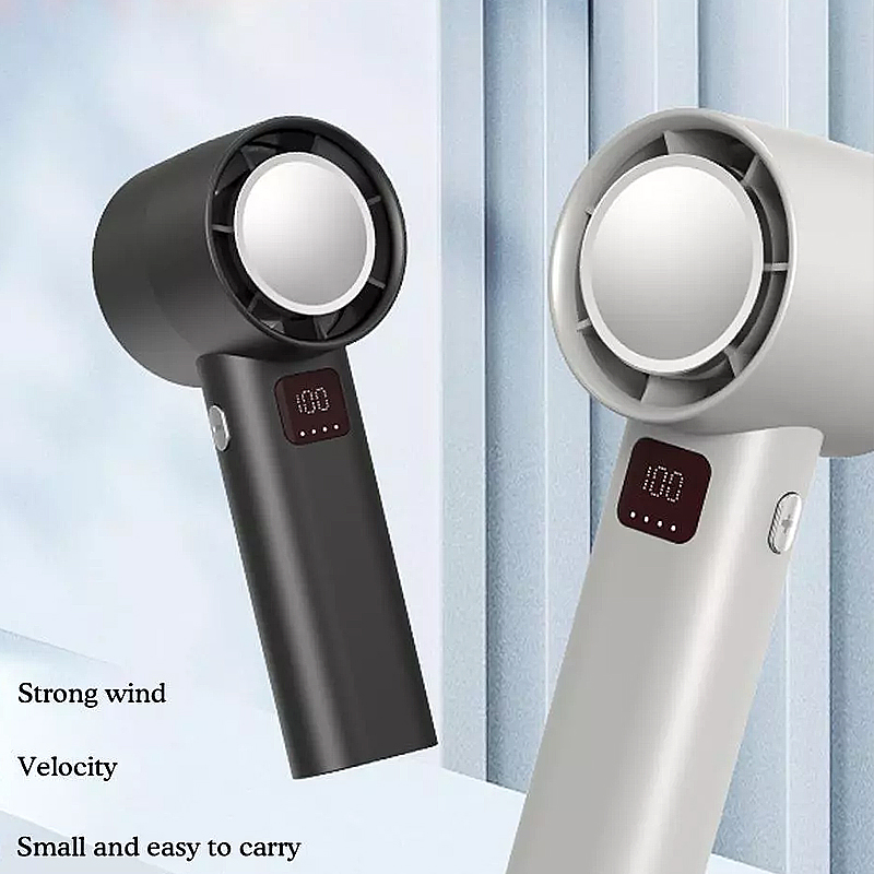 Rechargeable Mini Turbo Fans Cooling 100 Gears Electric Fan Endless ...