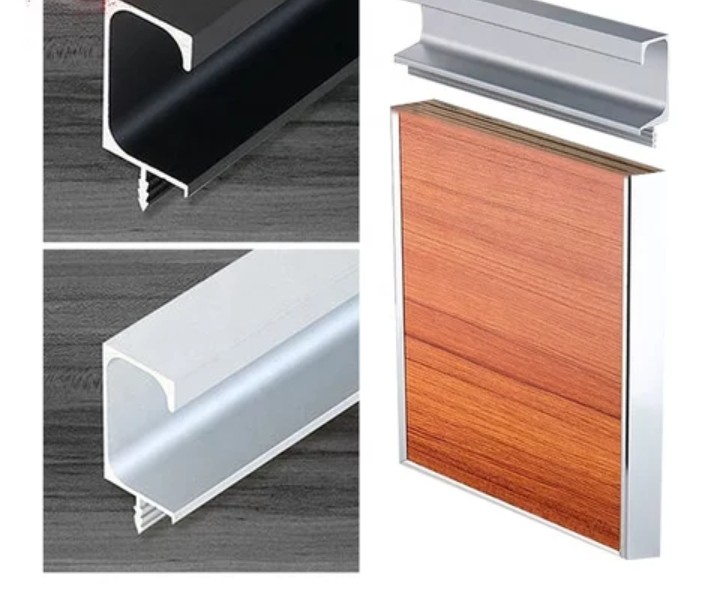 Aluminum continuous C Type kitchen closet Grab Handle 1.5 meters length ...