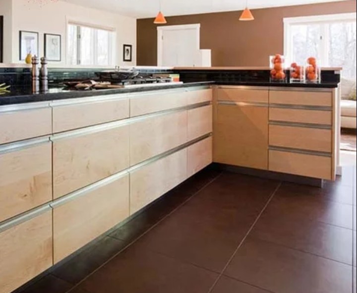 Aluminum continuous C Type kitchen closet Grab Handle 1.5 meters length ...