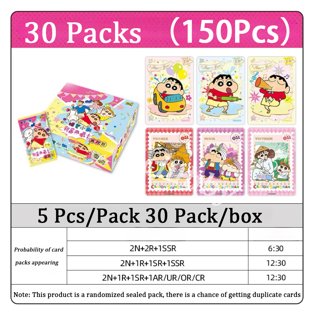 Crayon Shin-chan Cards Party Pack First Round UR/CR/OR Shinjou ...