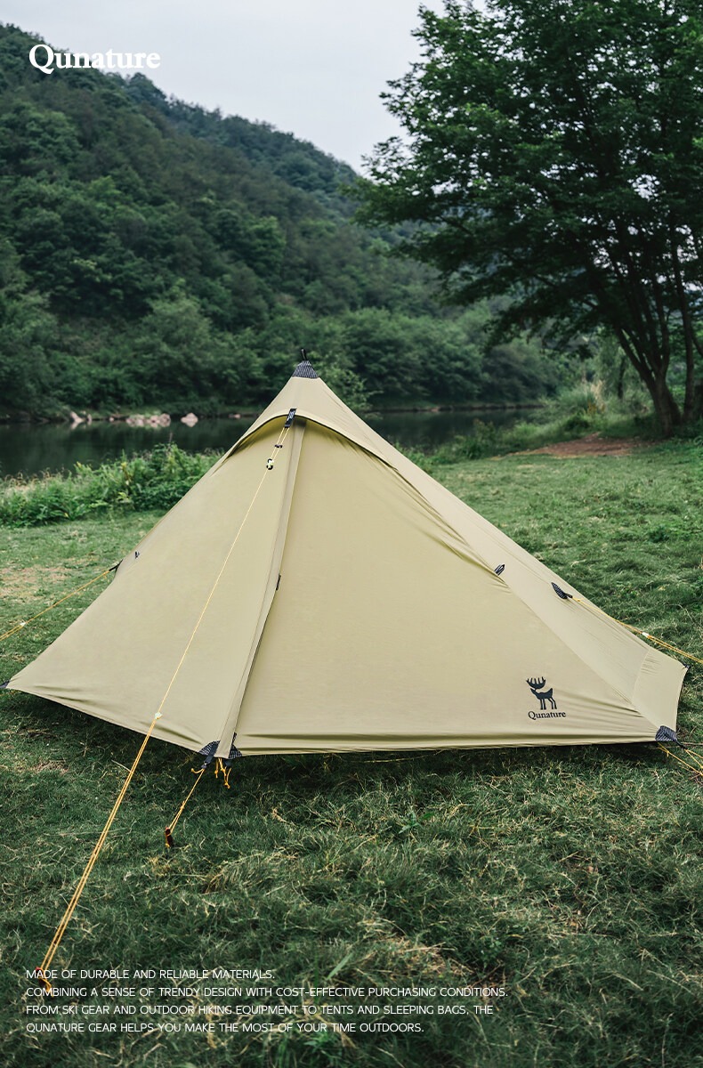 Qunature Outdoor Camping Tent Ultra-Light Thick Breathable Silicone ...