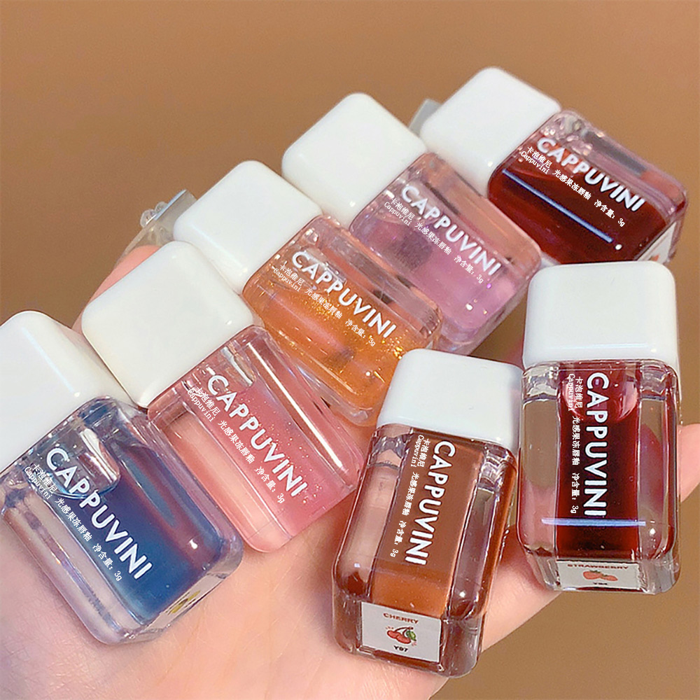 CAPPUVINI Clear Lipgloss - 3D Shimmer Nude Lip Tint | Moisturizing ...