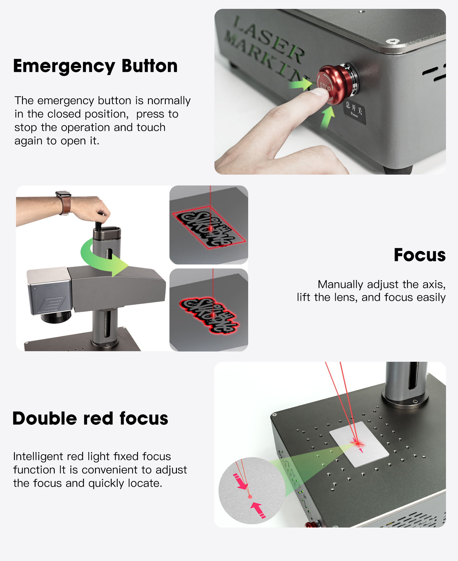DAJA Laser Marking Machine S4 Metal Nameplate Engraver for Jewelry Stainless Steel Portable ...
