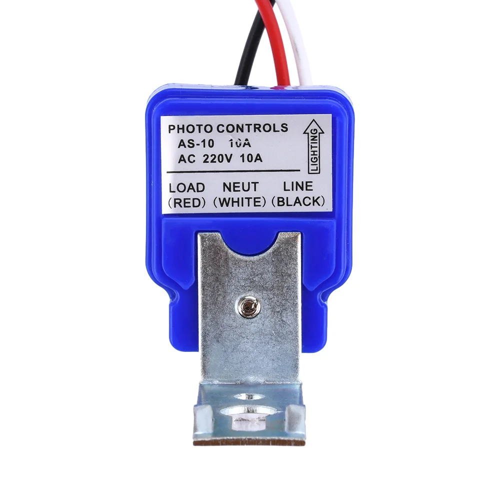 AS-10 Automatic On Off Photo Control Sensor Switch Auto Photocell ...