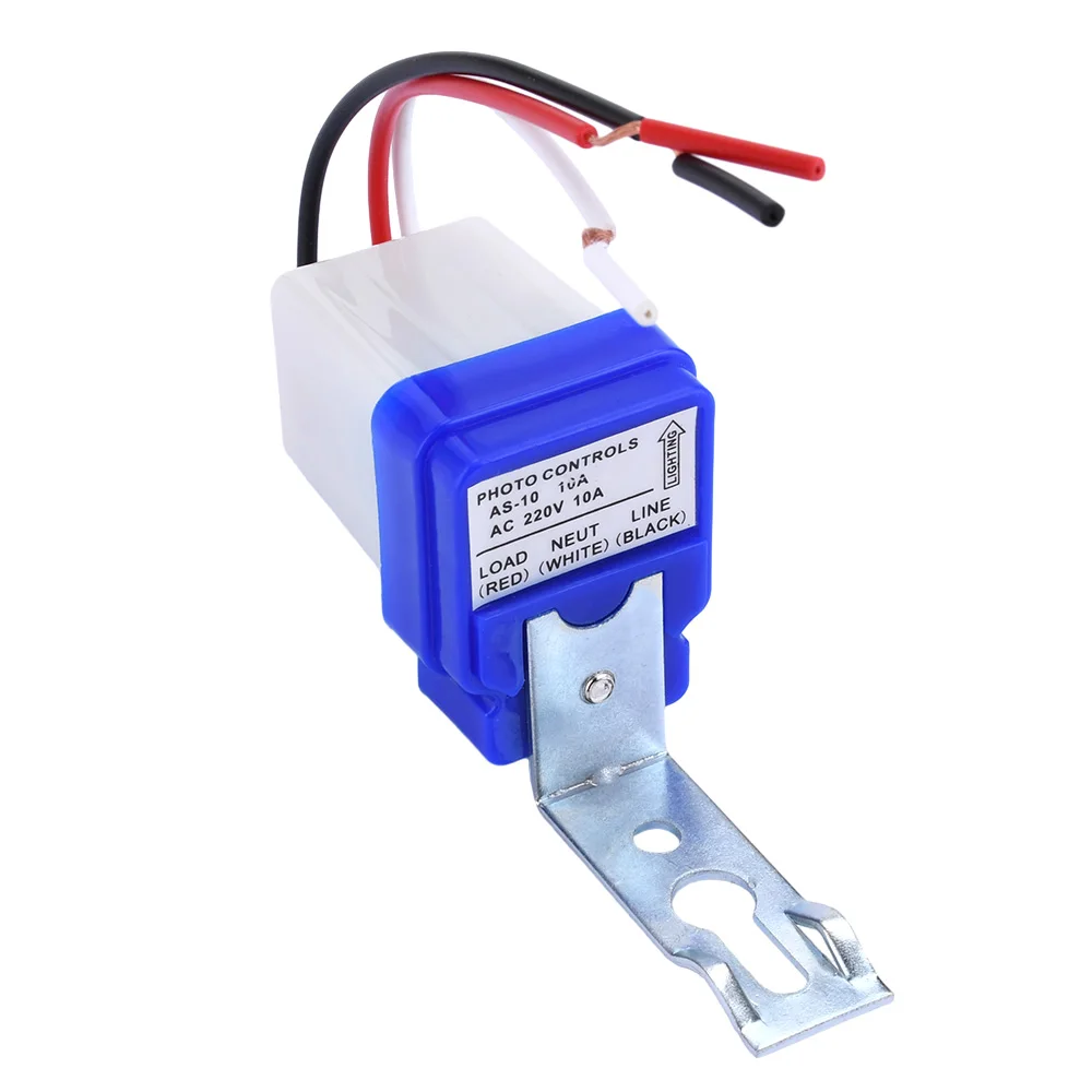 AS-10 Automatic On Off Photo Control Sensor Switch Auto Photocell ...