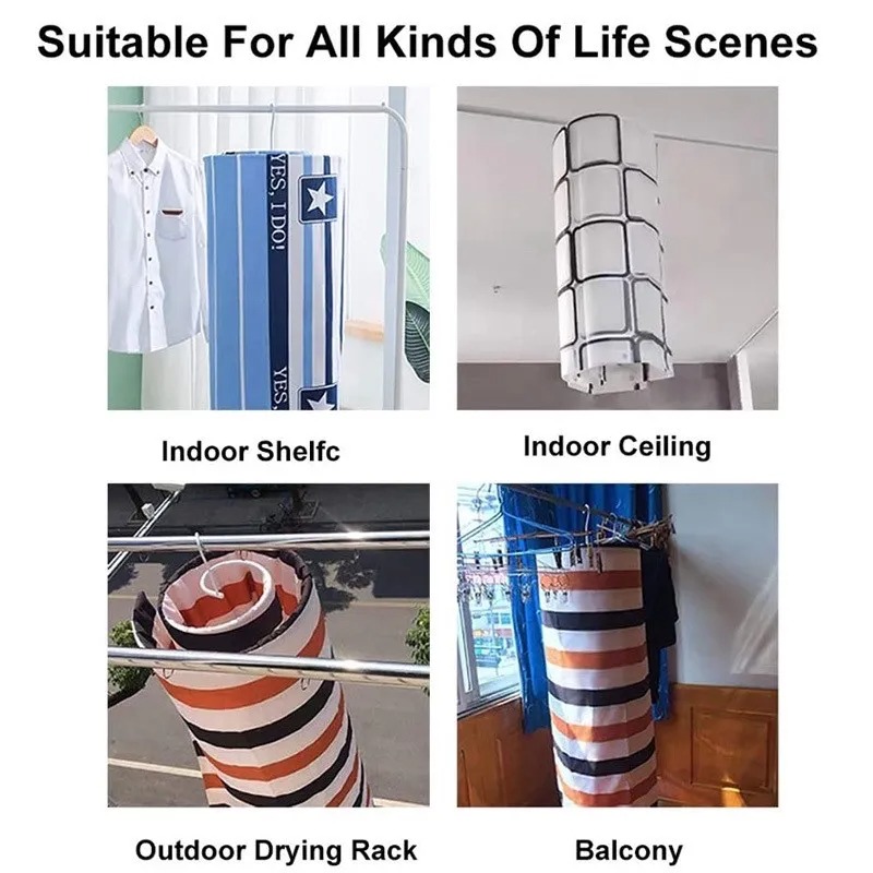 Sheets Hanger Stainless Steel Rotating Drying Rack Multi Functional ...