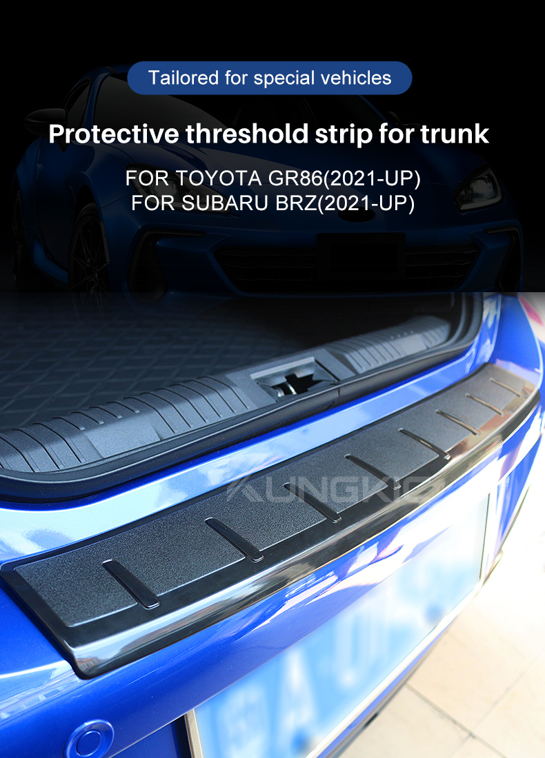For Subaru BRZ Toyota GR86 2021-2024 Car Trunk Rear Bumper Protector ...