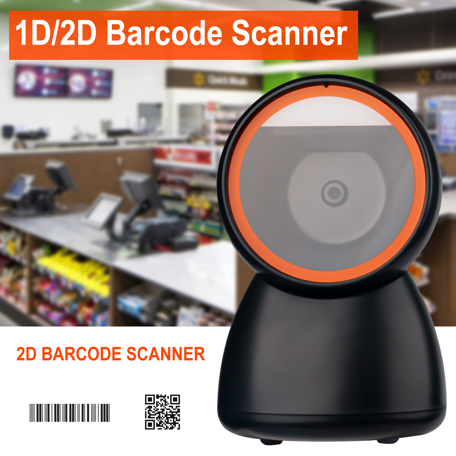 Desktop scanner Automatic Scanning Scanner for supermarket cashier ...