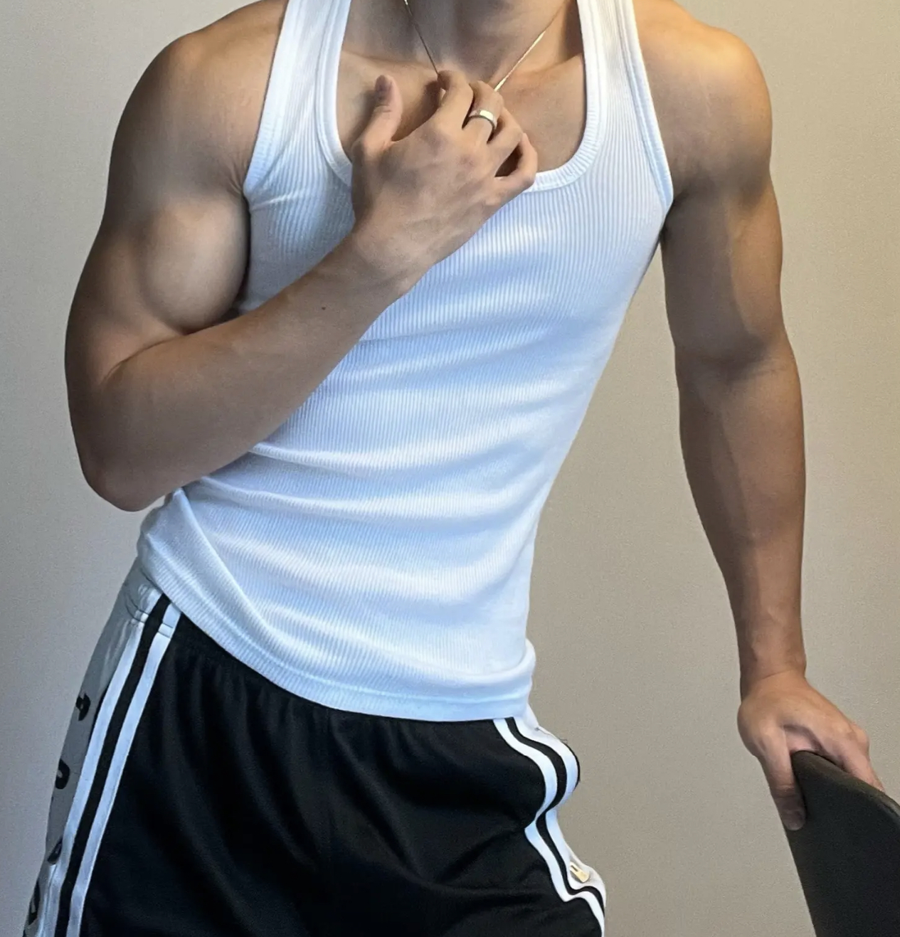 [MAOINGMEN] Fit Sando For Men New Style American Retro Sports Vest ...
