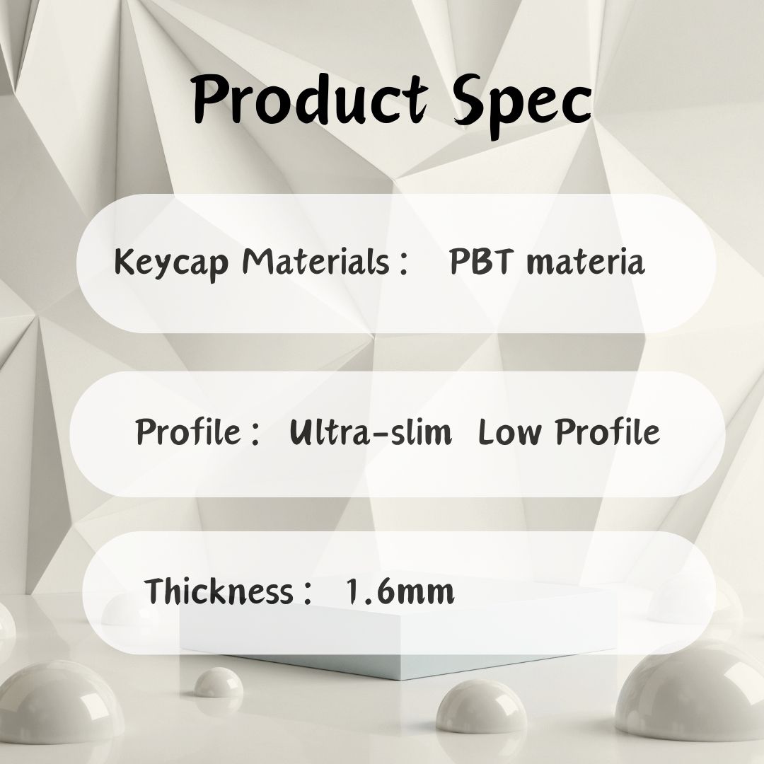 116 Ultra-slim Mx Low Profile Blank PBT Keycaps For Mx 61 64 68 75 84 ...