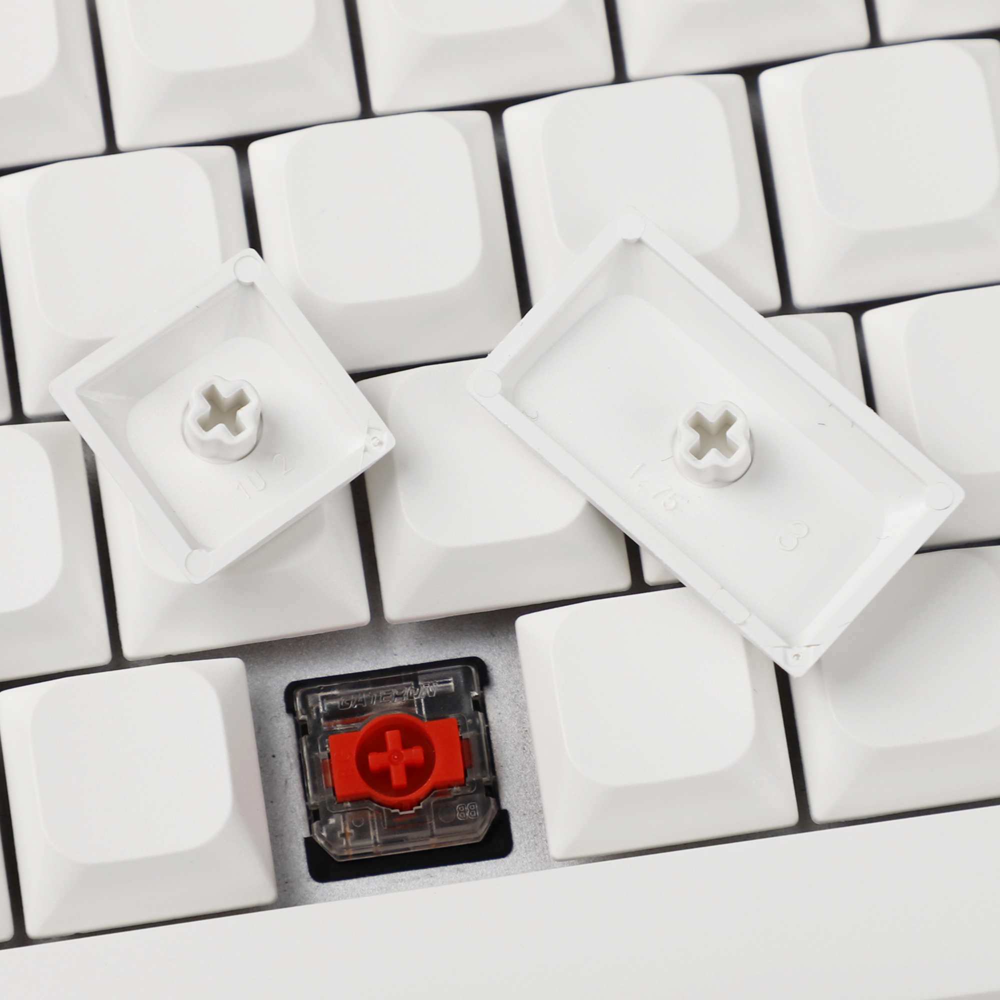 116 Ultra-slim Mx Low Profile Blank PBT Keycaps For Mx 61 64 68 75 84 ...