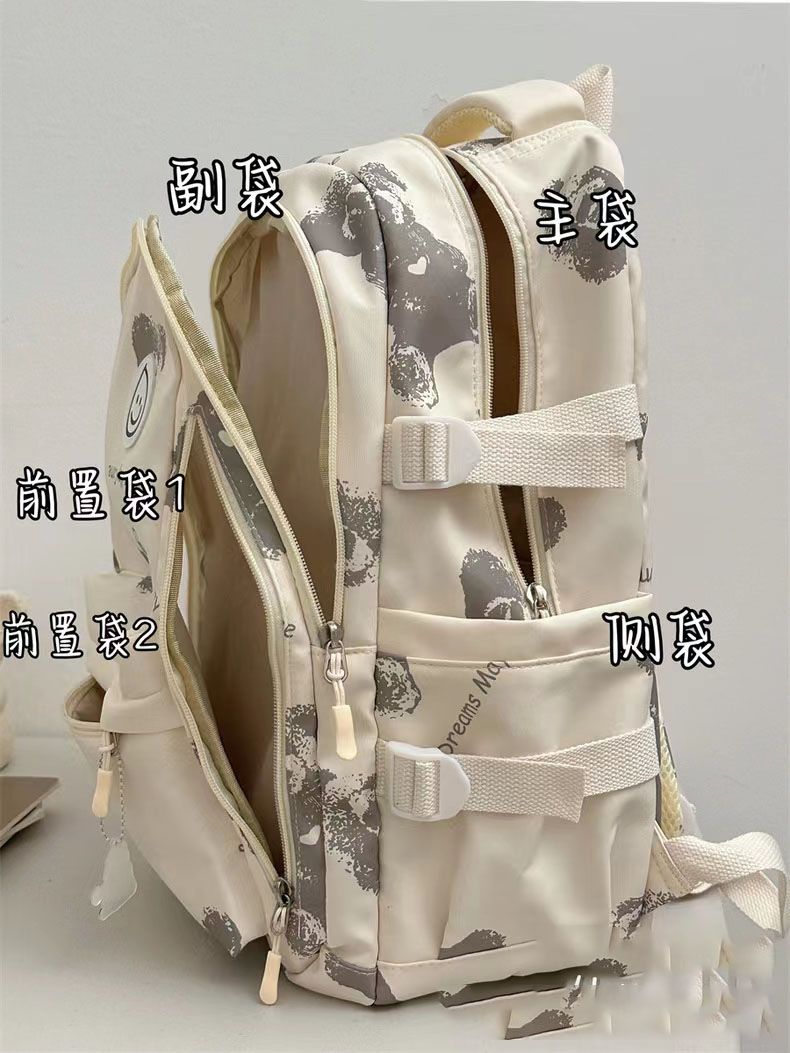 2024ins New Style Backpack College Students Junior High School Students ...