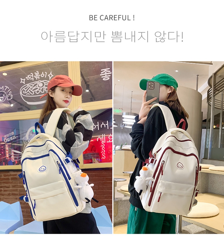 2024ins New Style Backpack College Students Junior High School Students ...