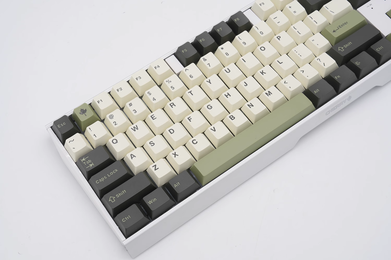 GMK olive 163 key ABS two-color molding keycap cherry height keycaps ...