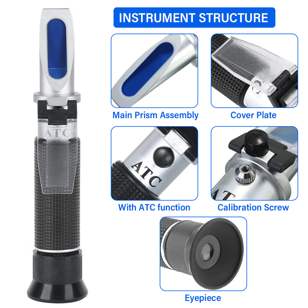Yago Handheld Refractometer Refractometer Alcohol Concentration Meter ...