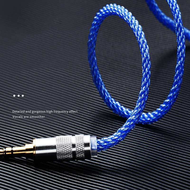 8 Strand 152 Core Braided Silver Plated Earphone Upgrade Cable MMCX ...