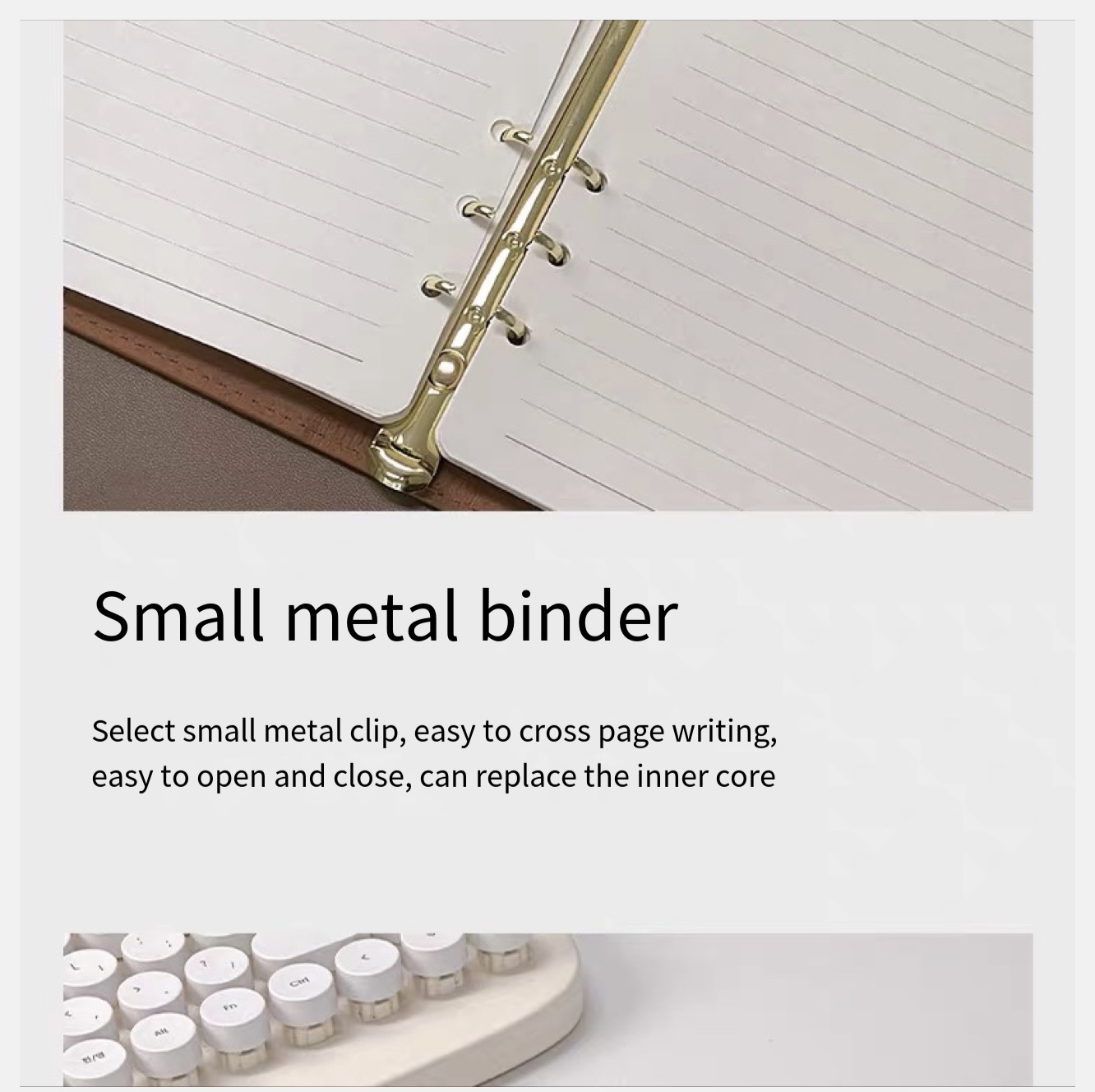 A5 binder Notebook Business Office surface Handboek Work notepad ...