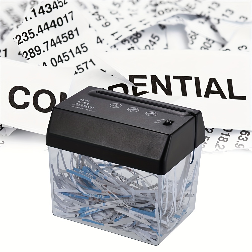 USB Shredder Paper Desktop Cutting Machine Automatic Mini Portable ...