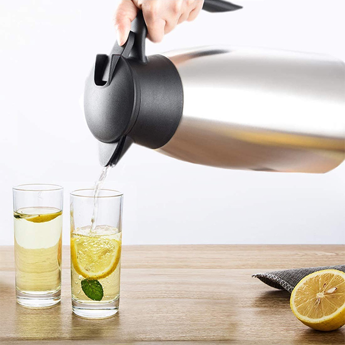 304 Stainless Steel 2.0L Stainless Steel Vacuum Flask Hot Water Coffee ...
