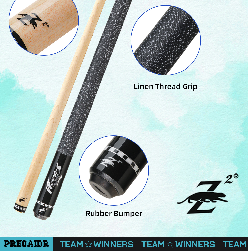 Preoaidr 3142 P6 Winners Pool Cue Stick Billiard Cue 10/11.5/13mm Tip ...