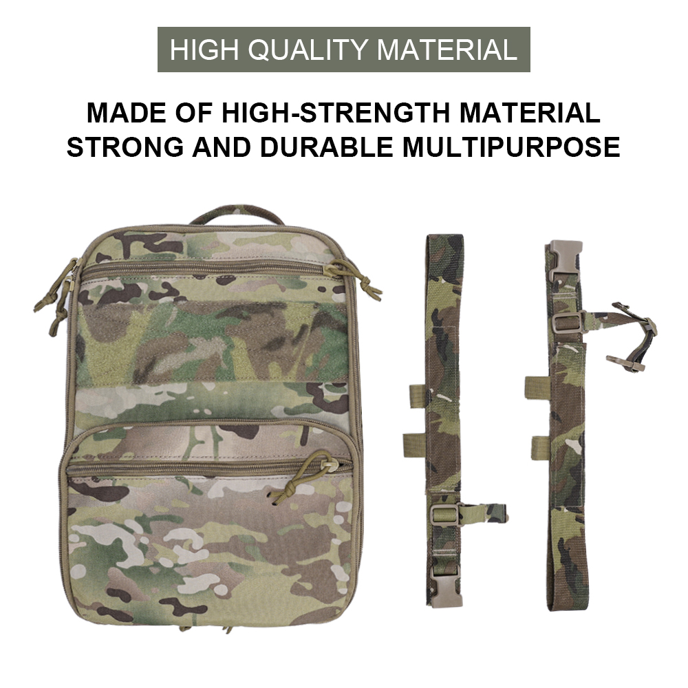 SINAIRSOFT Tactical 500D Nylon Flatpack D3 Backpack Outdoor Expandable MOLLE Backpack Multi ...