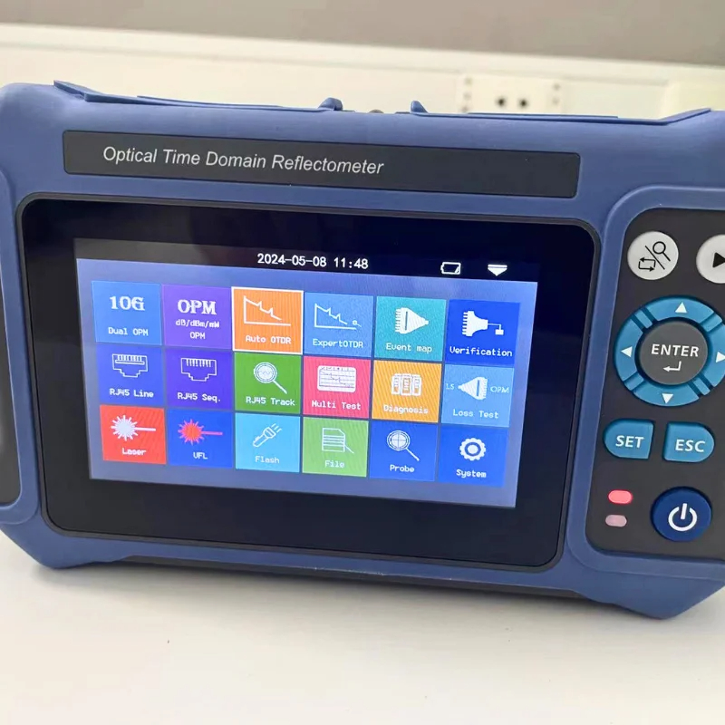 Mini OTDR JW3302K 4.3-inch Touch Screen 16 in 1 Expert OTDR Event Map ...