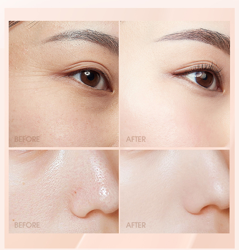 Der.J Zero Pore Soft Focus Makeup Primer, Base Cream Liquid Foundation ...