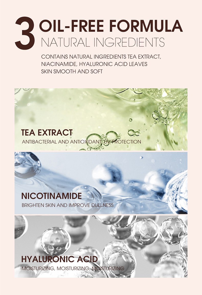 Der.j Zero Pore Soft Focus Makeup Primer Liquid Foundation Natural ...