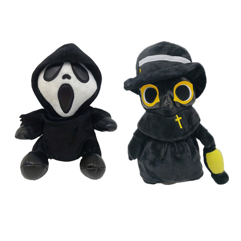 New Ghostface Plush Grim Reaper Doll Grimace Plush Toy Halloween Supply ...