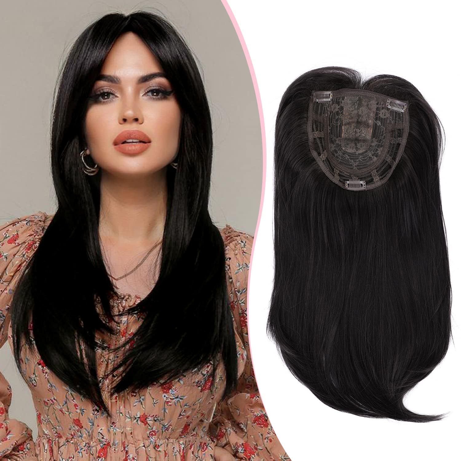 Wig Middle Point Female Long Straight Hair Head Cover White Hair ...