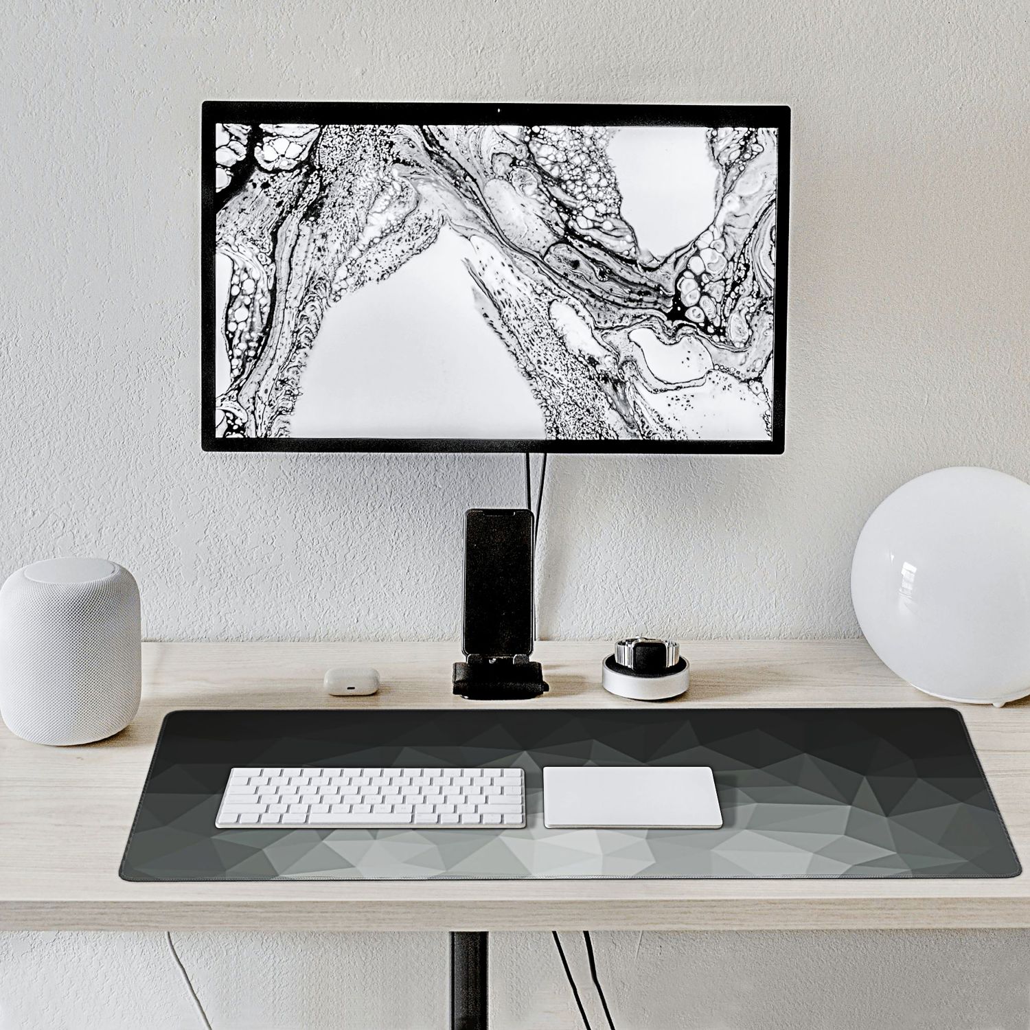 1PC Large Mouse Pad, Office Gaming Table Mat, Non-slip Rubber Base ...