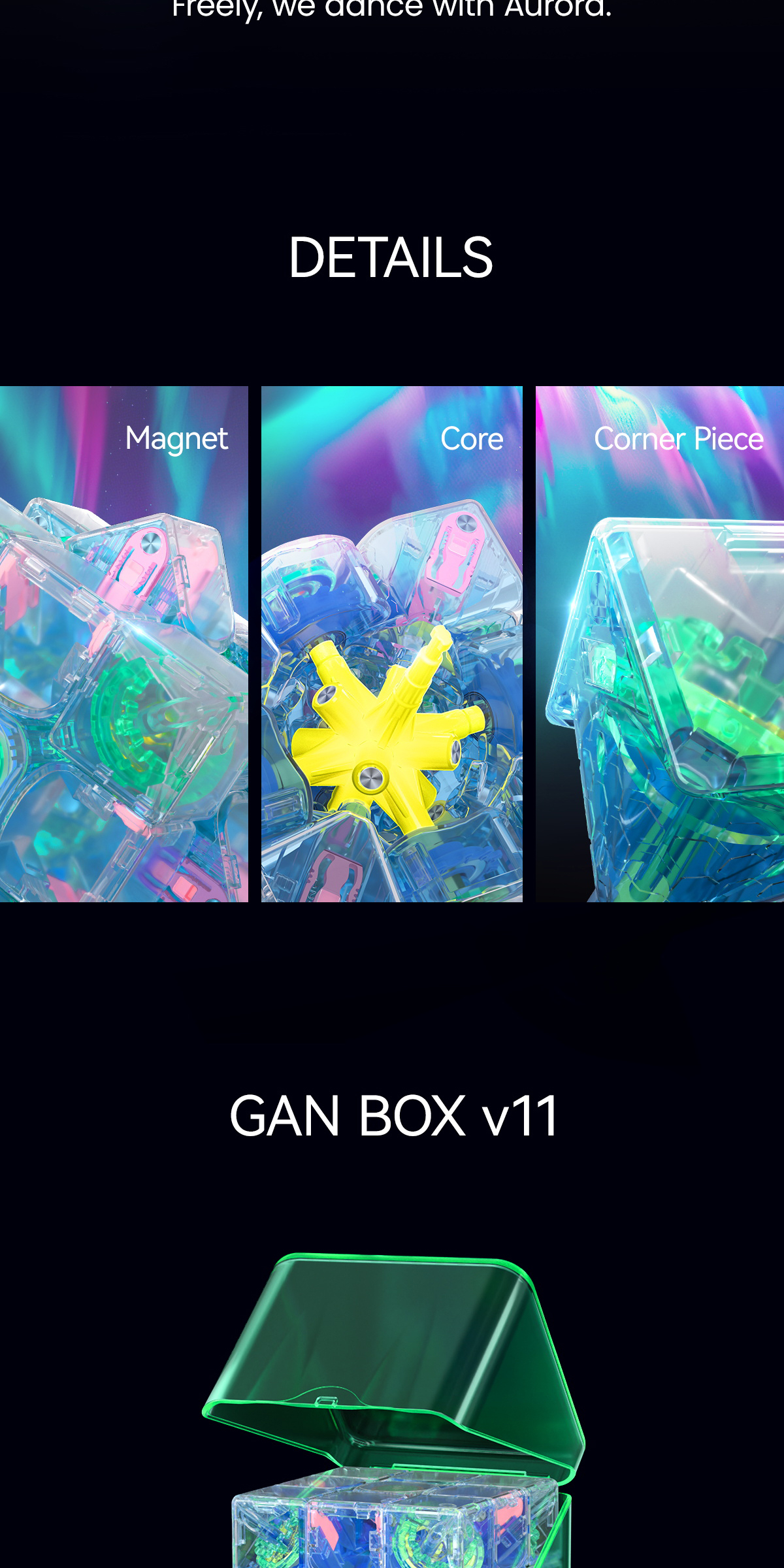 GAN14 Maglev Pro Aurora Summer Limited Edition Cube | Shopee Philippines