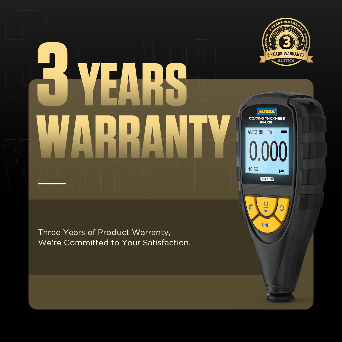 AUTOOL TG501 coating thickness gauge High-Precision Digital Coating ...