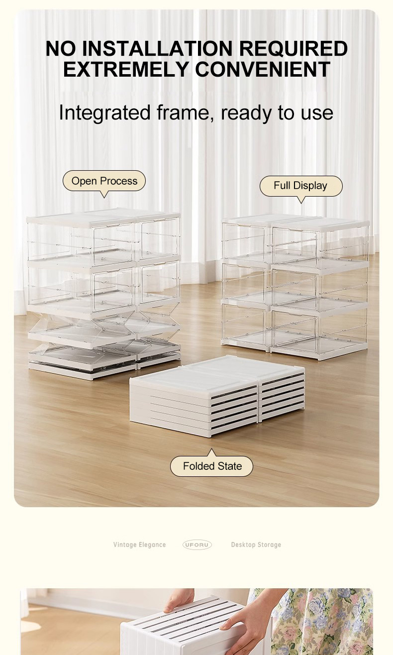 【High quality】Foldable Shoe Box 6 Layer | Shopee Philippines