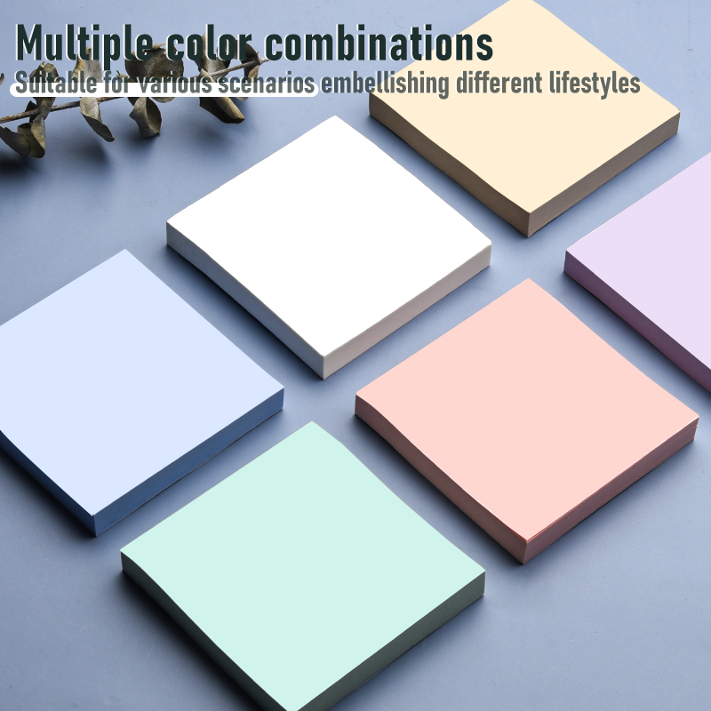500 Sheets 3inches (7.5cm x 7.5cm) Morandi Soft Colors Sticky Notes ...
