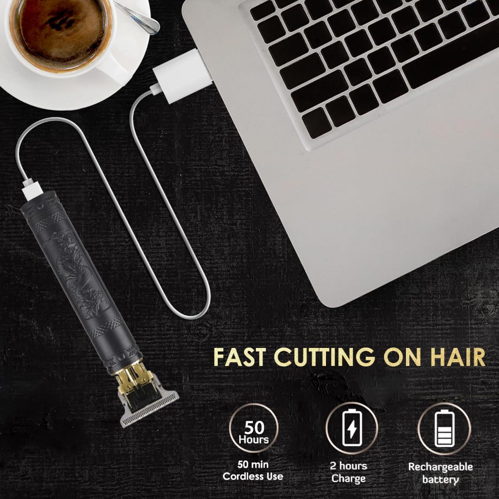 Electric Hair Clipper Trimmer Professional Hair Clippers USB ...