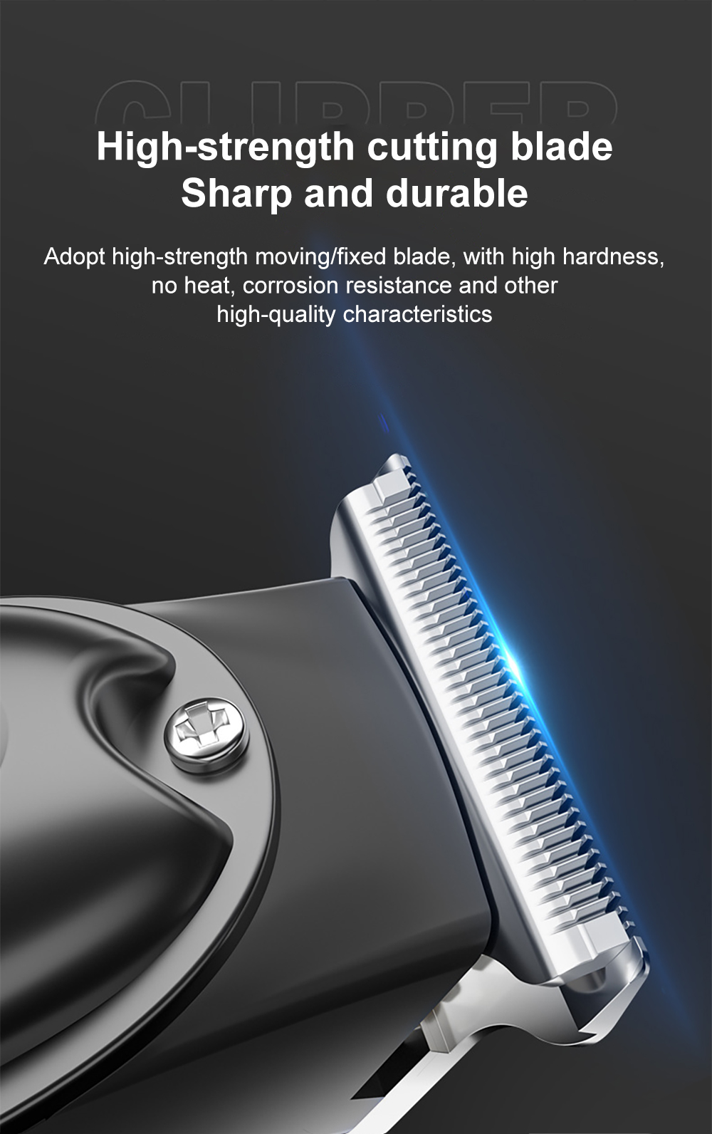 INSMART Razor Hair Cut Rechargable Cliper For Hair Cut Hair Clipper For ...
