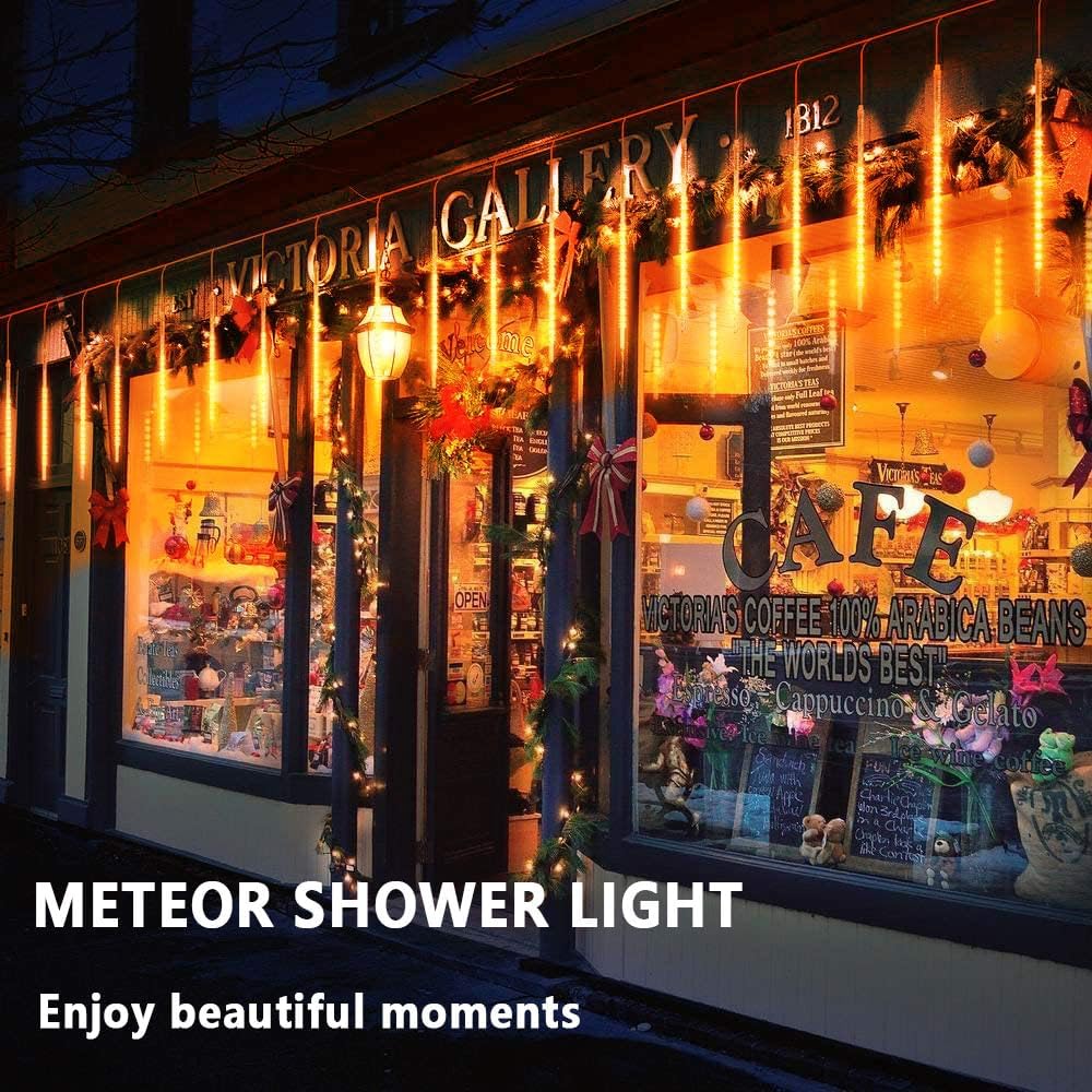 Meteor Shower Rain Lights 30CM/50CM Waterfalls Raindrop Lighting String ...