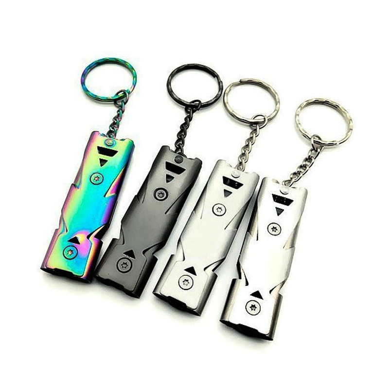 Survival whistle double-tube sonic whistle outdoor rescue whistle ...