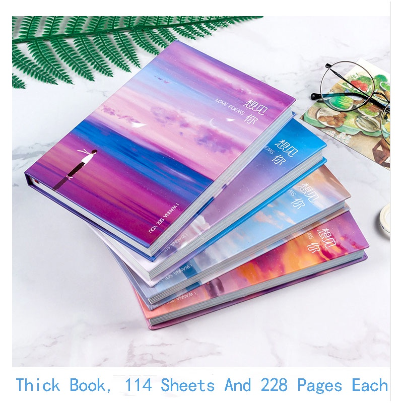 Notebook A5 Diary Gift Stationery Diary Handbook Cute Color Page ...