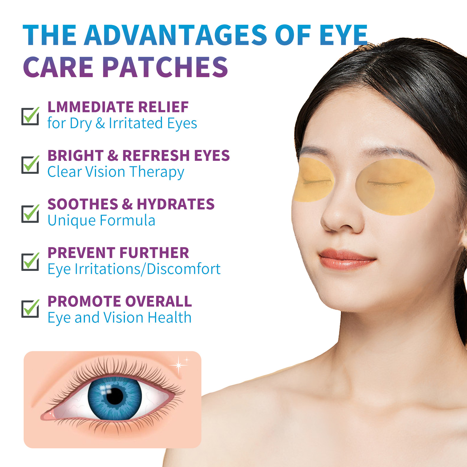 South Moon Eye Soothing Patches Protect Eyesight Keep Good Vision Eye ...