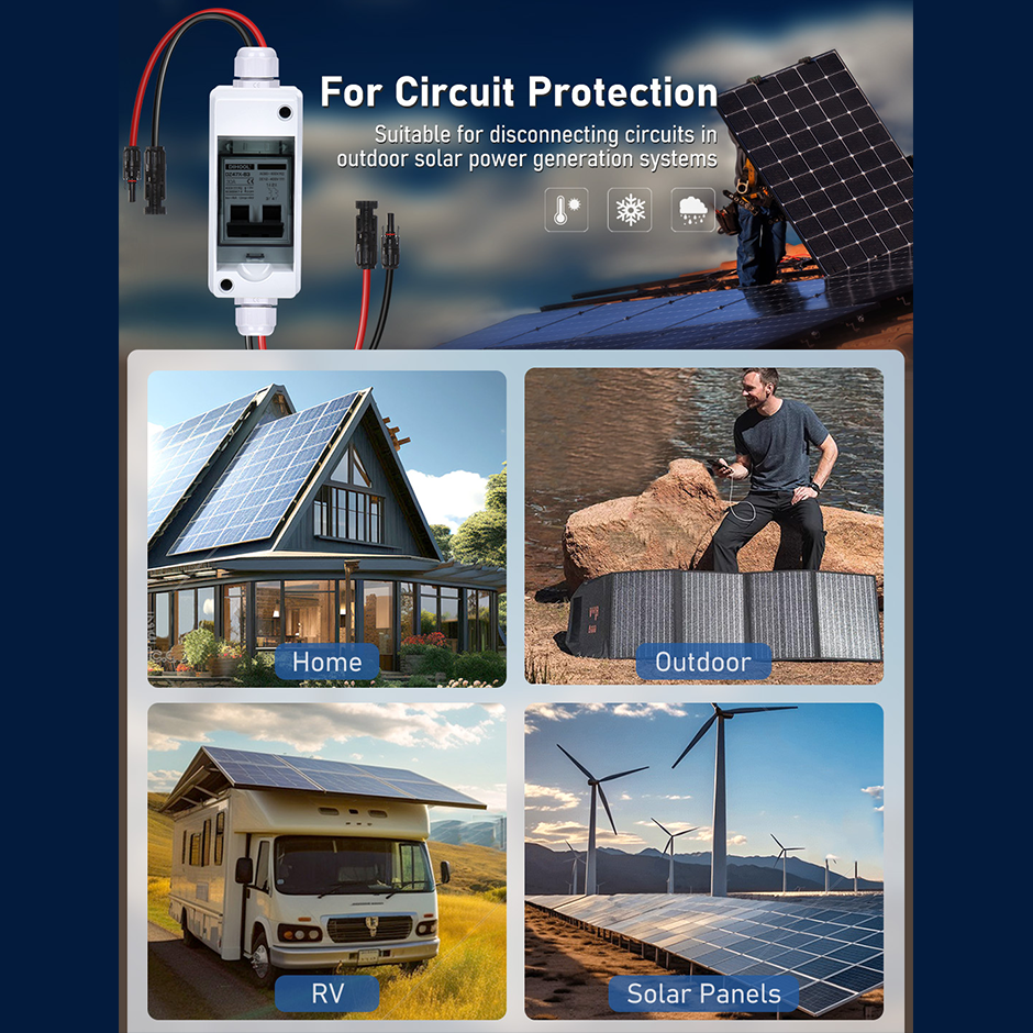 Solar PV Disconnect Switch MAX 400V 30A IP65 Circuit breaker Outdoor ...