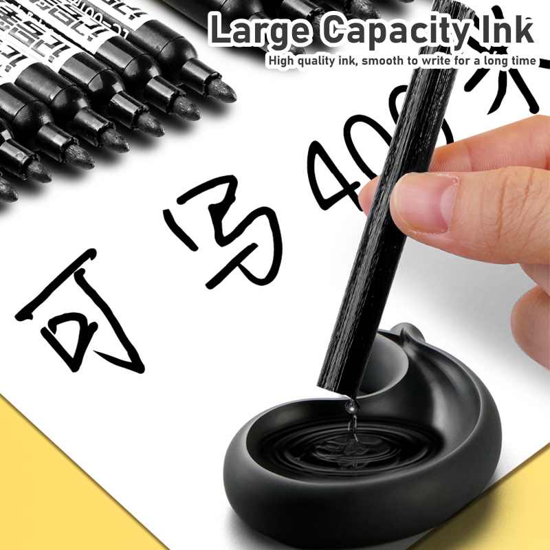 100PCS Marker Large Head Bold Counting Pen Long Lasting Markers ...
