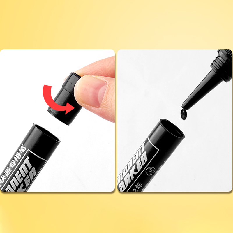 100PCS Marker Large Head Bold Counting Pen Long Lasting Markers ...
